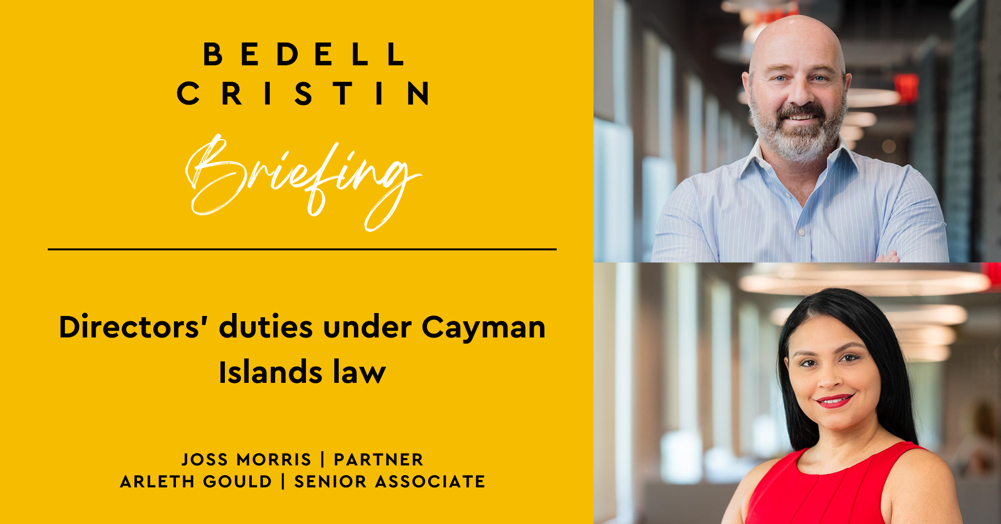 Directors' duties under Cayman Islands law | Bedell Cristin | Bedell Cristin