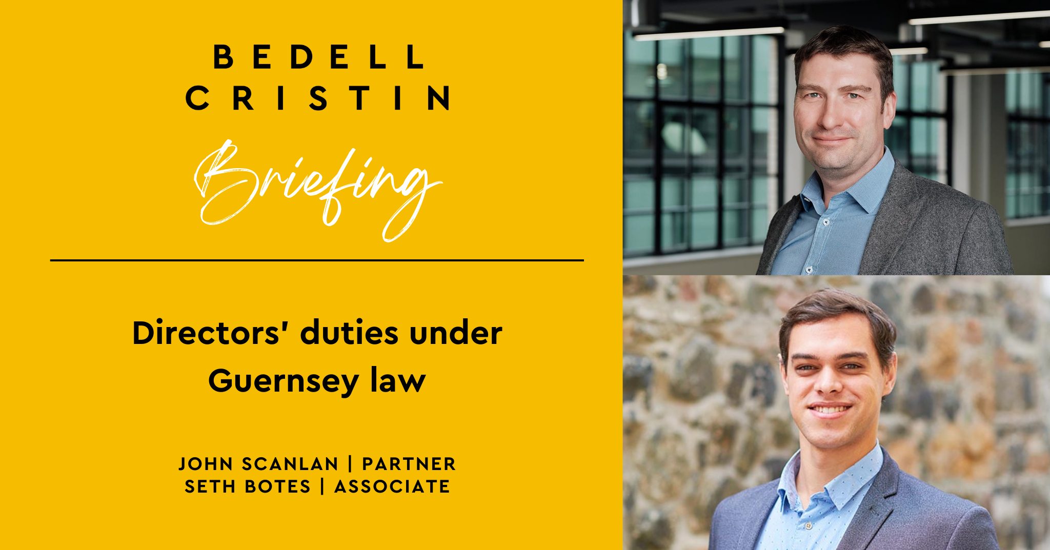 Directors' duties under Guernsey law | Bedell Cristin